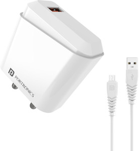 Portronics 18 W Quick Charge 3 A Wall Charger for Mobile with ...
