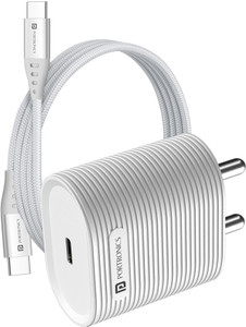 Portronics 33 W GaN 3 A Wall Charger for Mobile with Detachable Cable ...