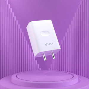 Unix 44 W SuperVOOC 4 A Wall Charger for Mobile with Detachable Cable ...