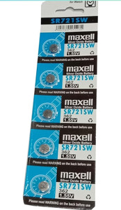Flysmart SR721SW (362) LR721 1.55V Batteries for Wrist Watch (Pack of 5 ...