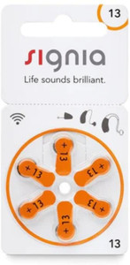 Signia P13 Hearing Aid Batteries 1.45V 1 patta (6 battery) Battery ...