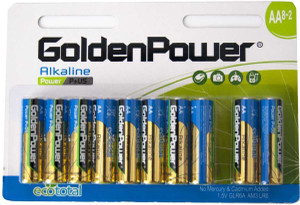 MICROUSB ALKALINE GOLDEN POWER AA Power P+US Battery - MICROUSB ...
