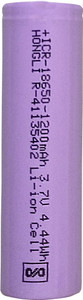Hongli ICR-18650 Lithium-ion 1200mah 4.44wh Rechargeable Cell Battery ...