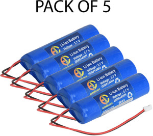 Electronics Crafts 5 pieces Rechargeable Lithium-Ion Cells Pack with ...