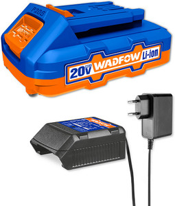 Wadfow 20V Intelligent Charger, and 20V 1.5Ah Lithium-ion Battery ...