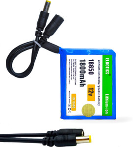 ElectroWorld 12v Lithium ion Rechargeable Pack 3S 11.1V 12.6V For wi-fi ...