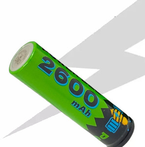 Ekavir 2600 mAh 18650 3.7v Rechargeable Cell Li-ion 1 Pcs Battery ...
