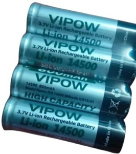 MICROUSB VIPOW ICR14500 800mAh 3.7V Battery - MICROUSB : Flipkart.com
