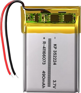 ZIOME Li-poly 3.7V 490mAh 352224 R-41166073 Rechargeable Battery ...