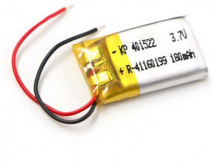 AIBY 3.7V 180mAH (Lithium Polymer) Lipo Rechargeable Model KP-401522 ...