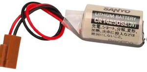 MICROUSB Sanyo CR14250SE 3V 850mAh with Brown Connector, PLC Lithium ...