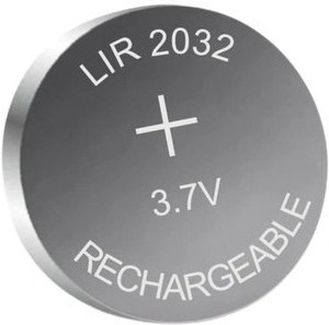 MICROUSB LIR2032 Rechargeable 3.6V Lithium Coin Cell Button Battery ...