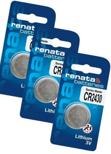 MICROUSB CR2430 3V 285mAh Lithium Button Coin Cell Battery - MICROUSB ...