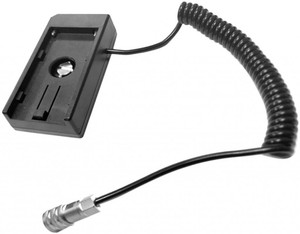 Lyla NPF Charger Base Plate Built-in Coiled Cable for BMPCC 4K ...