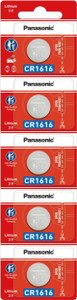 Panasonic CR-1616/5BE 3V Lithium Button Coin Cell Battery - Panasonic ...
