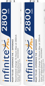 Envie Infinite Plus AA 2800mAh Ni-MH Rechargeable Ready to Use Pack of ...