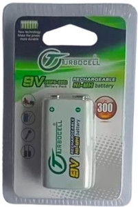 MICROUSB Turbocell 9V 300Mah Rechargeable 300Mah Ni-MH Battery ...