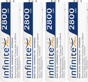 Envie Infinite Plus AA 2800mAh Ni-MH Rechargeable Ready to Use Pack of ...