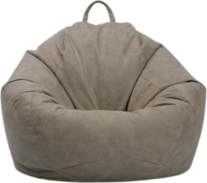 Kam's Lieu XXL Premium Imported Leather Prefilled Comfortable Bean Bag ...