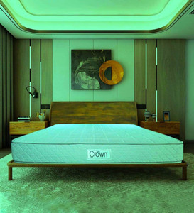 CROWN Maharaja Grand Pocket Spring with FR Fabric 8 inch Single Pocket ...