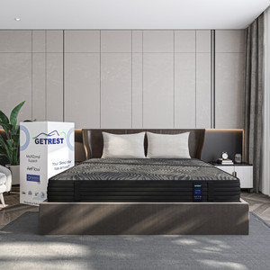 GetRest ProAdapt 8 Inch Latex Mattress with Biocrystal® Stress Relief ...