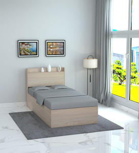 VCreatestore Engineered Wood Single Box Bed Price in India - Buy ...