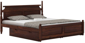 CHANDRA SHEKHAR EXPORTS Sheesham Solid Wood King Drawer Bed Price in ...