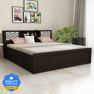 SIVOM Orient Modular Box Bed with Storage Engineered Wood King Box Bed ...