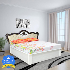 Nilkamal Rolex Upholstered Tufted Headboard Engineered Wood King ...