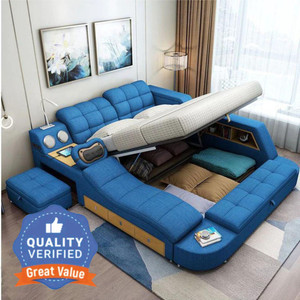 ELITEWOOD MULTI FUNCTIONAL SMART BED WITH BODY MASSAGER MUSIC SYSTEM ...