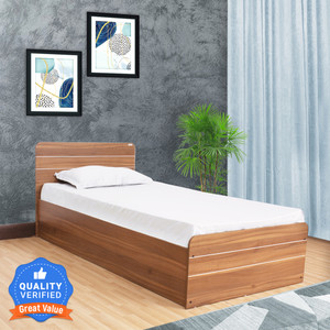 NEUDOT Valancia Single Engineered Wood Single Box Bed Price in India ...