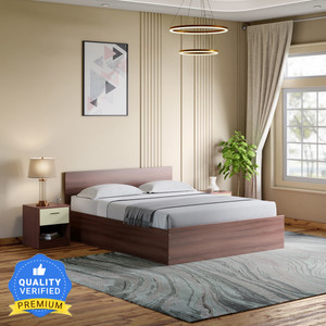 Godrej Interio Ewa Engineered Wood Queen Box Bed, 209.5 cm x 159.6 cm ...