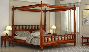 mp enterprises Solid Wood King Bed Price in India - Buy mp enterprises ...