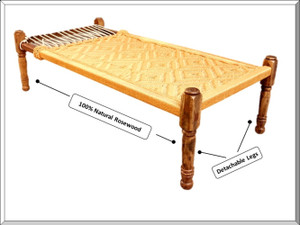 Ganeral Khatiya | Khatia | Khaat | Charpai | Charpay Solid Wood Single ...