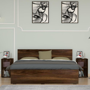 The MM Furniture Store Tracker Bed Engineered Wood King Bed Price in ...