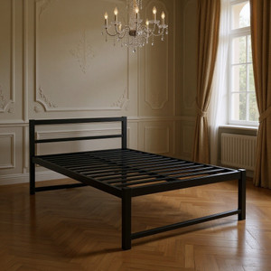 Padlaya Premuim Metal Bad Iron Cot For Adults Without Wood Board Metal ...