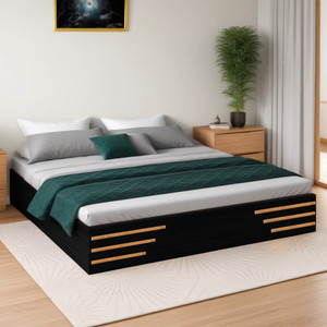 Trevi Sherpa Compact DOUBLE BED (72*48) Double Bed Engineered Wood ...