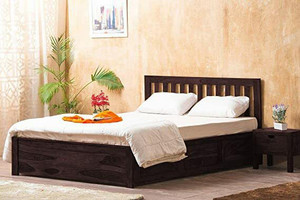 KART HANDICRAFTS Sheesham Wood Bed/cot/Palang With Storage For Bedroom ...
