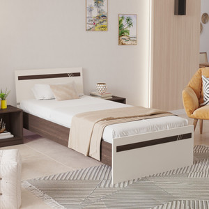 BLUEWUD Pollo Engineered Wood Single Bed Price in India - Buy BLUEWUD ...