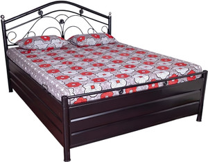 ModuTure Metal Bed With Storage,Powder Coating,Size 5x6ft, Metal Queen ...