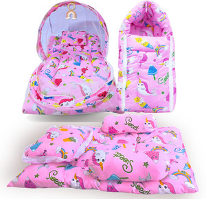 First Vision Cotton Baby Bed Sized Bedding Set - Buy First Vision ...