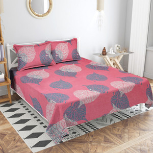 VAS COLLECTIONS Cotton Double Flat 220 TC Floral Bedsheet - Buy VAS ...