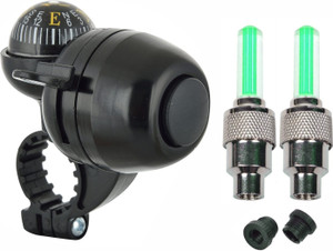 DSTECHBAR Cycle Compass Bell Bike Navigation Direction, Wheel Valve ...
