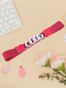 LOOPA Women Formal, Casual, Evening, Party Red Nylon Belt RED - Price ...