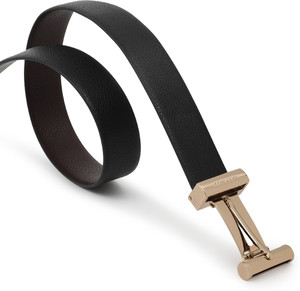 Rare Rabbit Men Black Genuine Leather Belt Black - Price in India ...