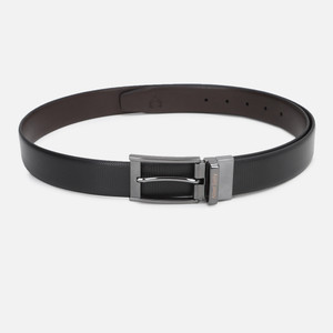Allen Solly Men Black Artificial Leather Reversible Belt Black/Tan ...
