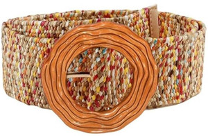 ARTLABEL Women Evening, Casual, Party, Formal Multicolor Fabric Belt ...