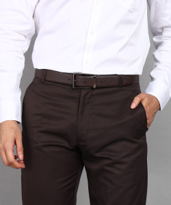 Allen Solly Men Casual Black, Brown Genuine Leather Reversible Belt ...