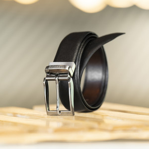 RED TAPE Men Formal, Casual Black, Brown Genuine Leather Reversible ...