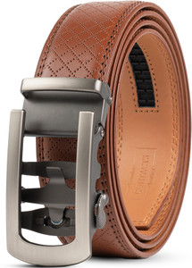 CONTACTS Men Casual, Formal Tan Genuine Leather Belt Tan - Price in ...